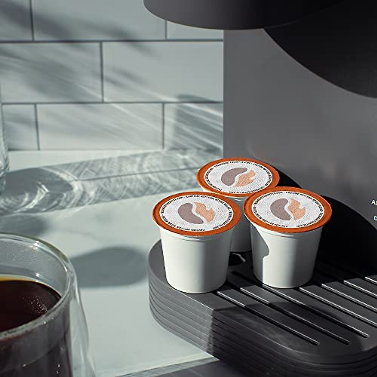 Fresh Roasted Coffee, 100% Jamaica Blue Mountain, Medium Roast, Kosher, K-Cup Compatible, 24 Pods