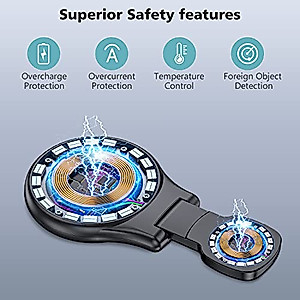 3 in 1 Magnetic Wireless Charger, Foldable Dual Magnetic Fast Wireless Charging Station Stand Pad Compatible with iPhone 14/13/12/Apple Watch Ultra/8/7/6/5/4/3/2/1/SE/AirPods/MagSafe Charger