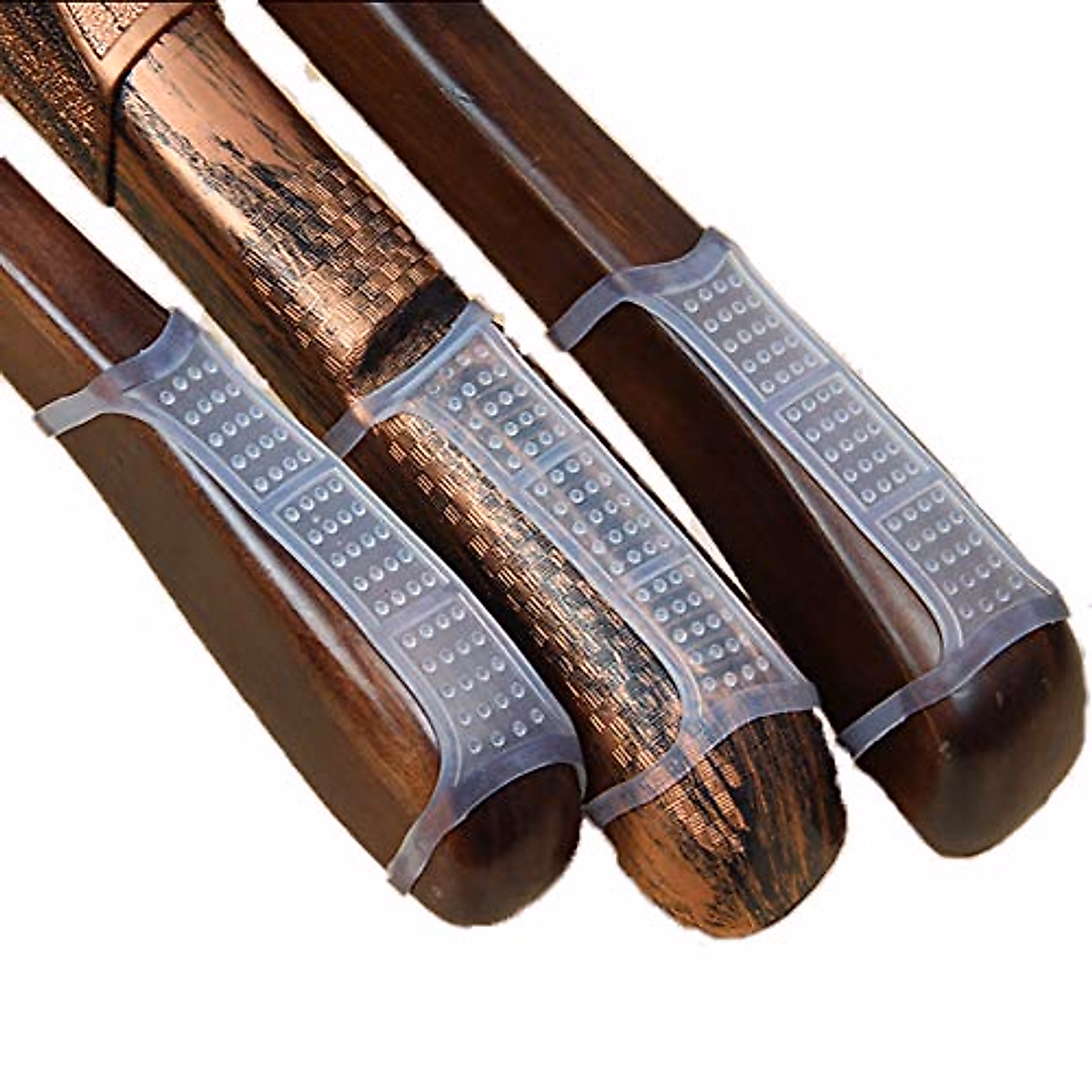 GSHLLO 50 Pcs Clear Non-Slip Clothes Hanger Grips Anti Slip Grip Hanging Clothes Gripper