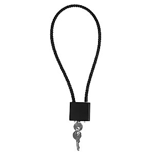 INNOVATEX 15-inch Gun Lock Cable Wire Locks with Keys for Rifles, Shotguns, Handguns, Pistols, and Firearm Safety, Gun Case Lock, DOJ Approved (1-Pack, Black)