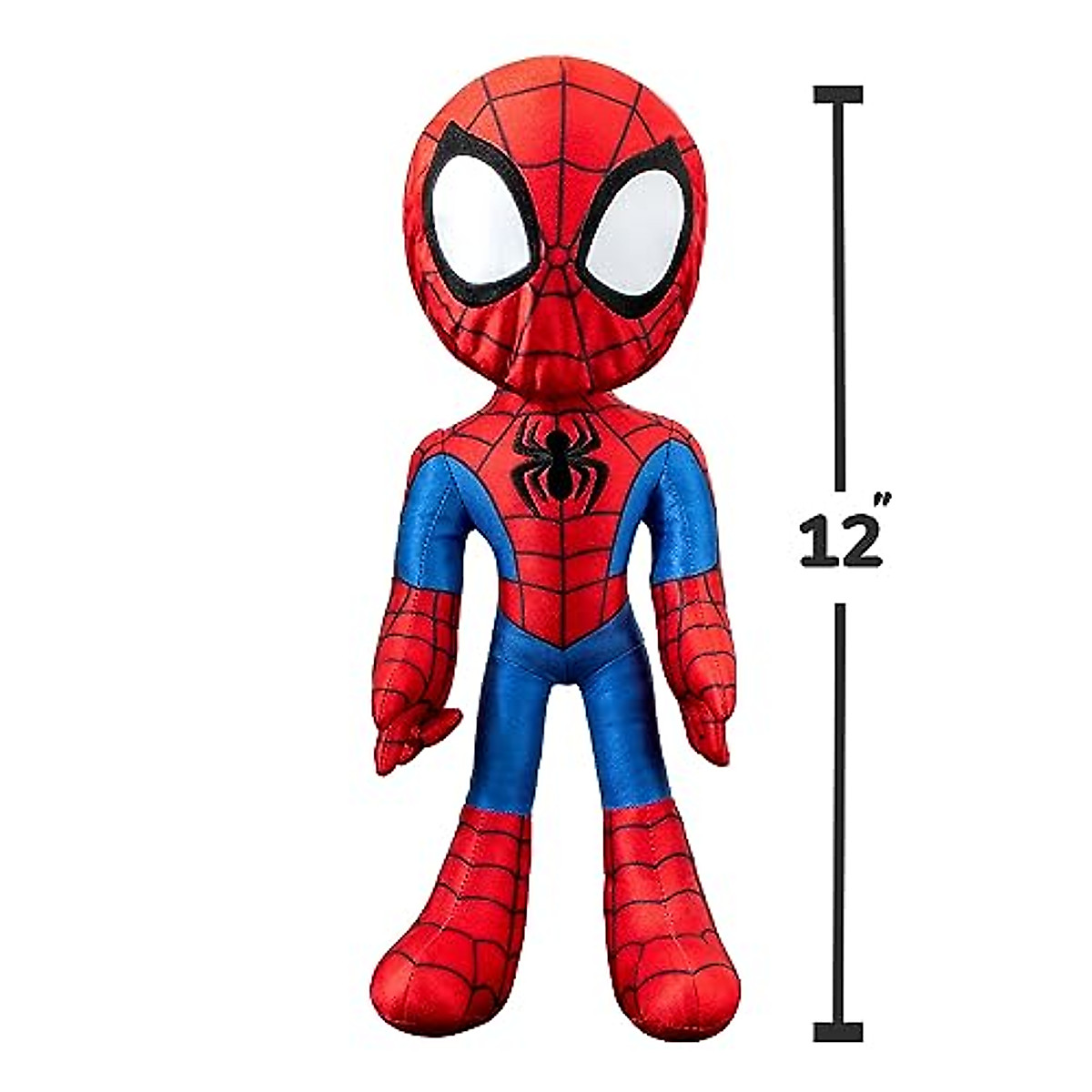 Spidey and His Amazing Friends Marvel’s Feature Plush Spidey Secret Hero Reveal - 16” Plush with Sounds - Toys for Kids Ages 3 + - Superhero Toys for Kids 3 and Up