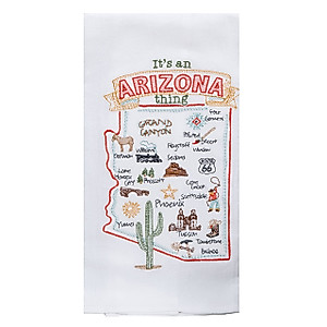 2 Piece Kay Dee Designs Home State of Arizona Embroidered Kitchen Towel Bundle