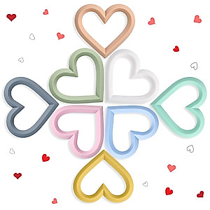 FEISCS Baby Teether Silicone Teething Toys for Babies 6-12 Months 0-6 Months,Baby Chew Toys Teething Relief,Gifts for Baby,BPA-Free