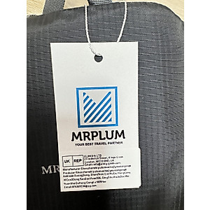 MRPLUM 30L Rucksack Foldable Ultralight Packable Backpack, Unisex Durable Handy Daypack for Travel & Outdoor Sports Durable & Waterproof (Black)