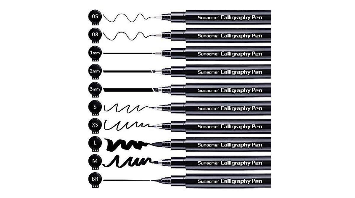 Sunacme Calligraphy Pens Set - Perfect for Beginners & Artists