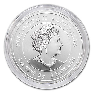 2023 P 1 oz Silver Australian Lunar Series III Year of the Rabbit Coin (in Capsule) Brilliant Uncirculated $1 Seller BU