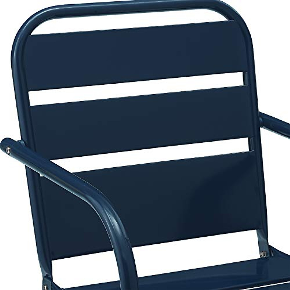 Crosley Furniture CO1030-NV Brighton Retro Metal Chair, Navy