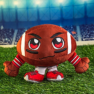Bleacher Creatures Ohio State Buckeyes 8" Kuricha Football Sitting Plush- Soft Chibi Inspired Plush