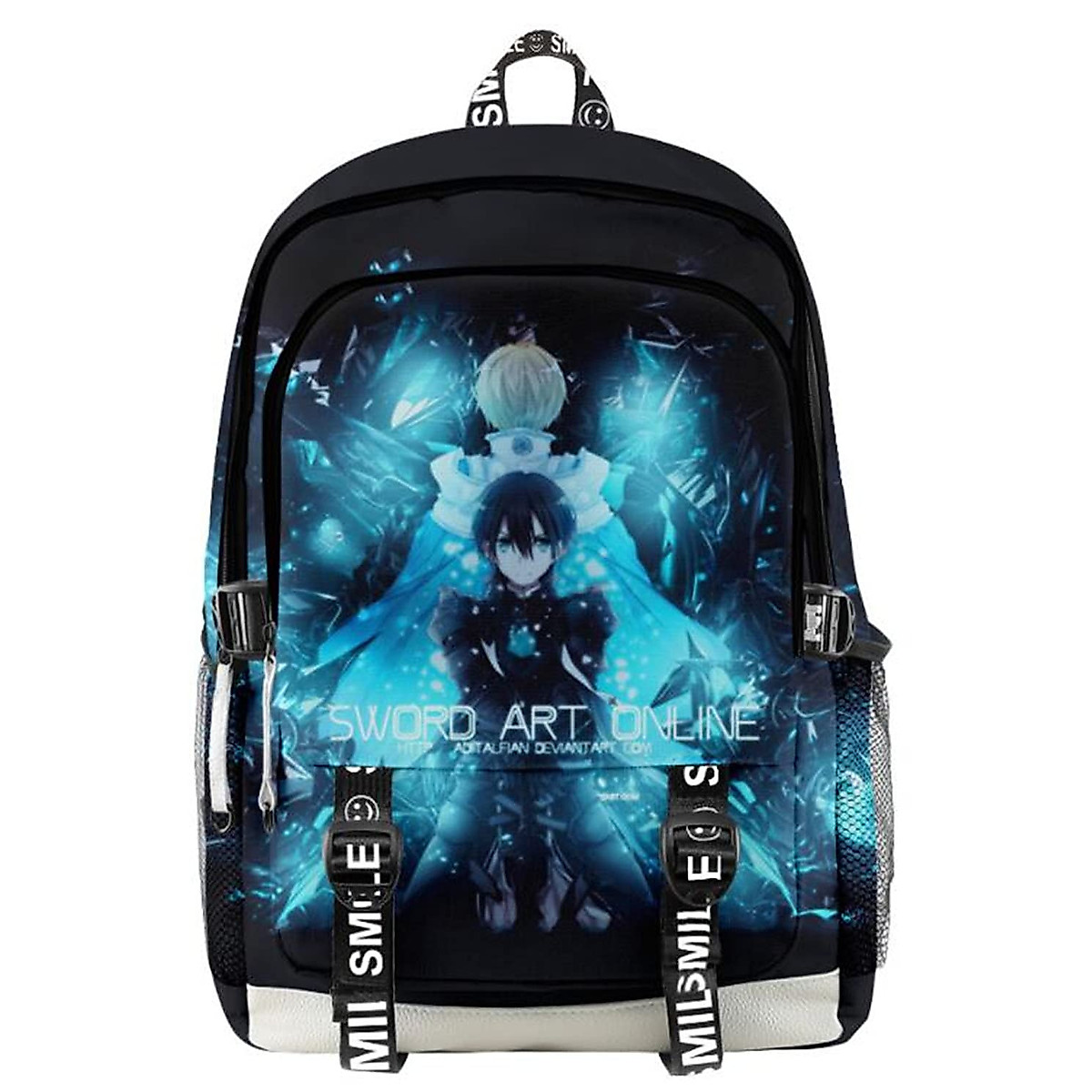 WANHONGYUE Anime Sword Art Online SAO 3D Printed Backpack School Bag Boys Girls Student Laptop Rucksack Casual Daypack Bookbag 1157/9