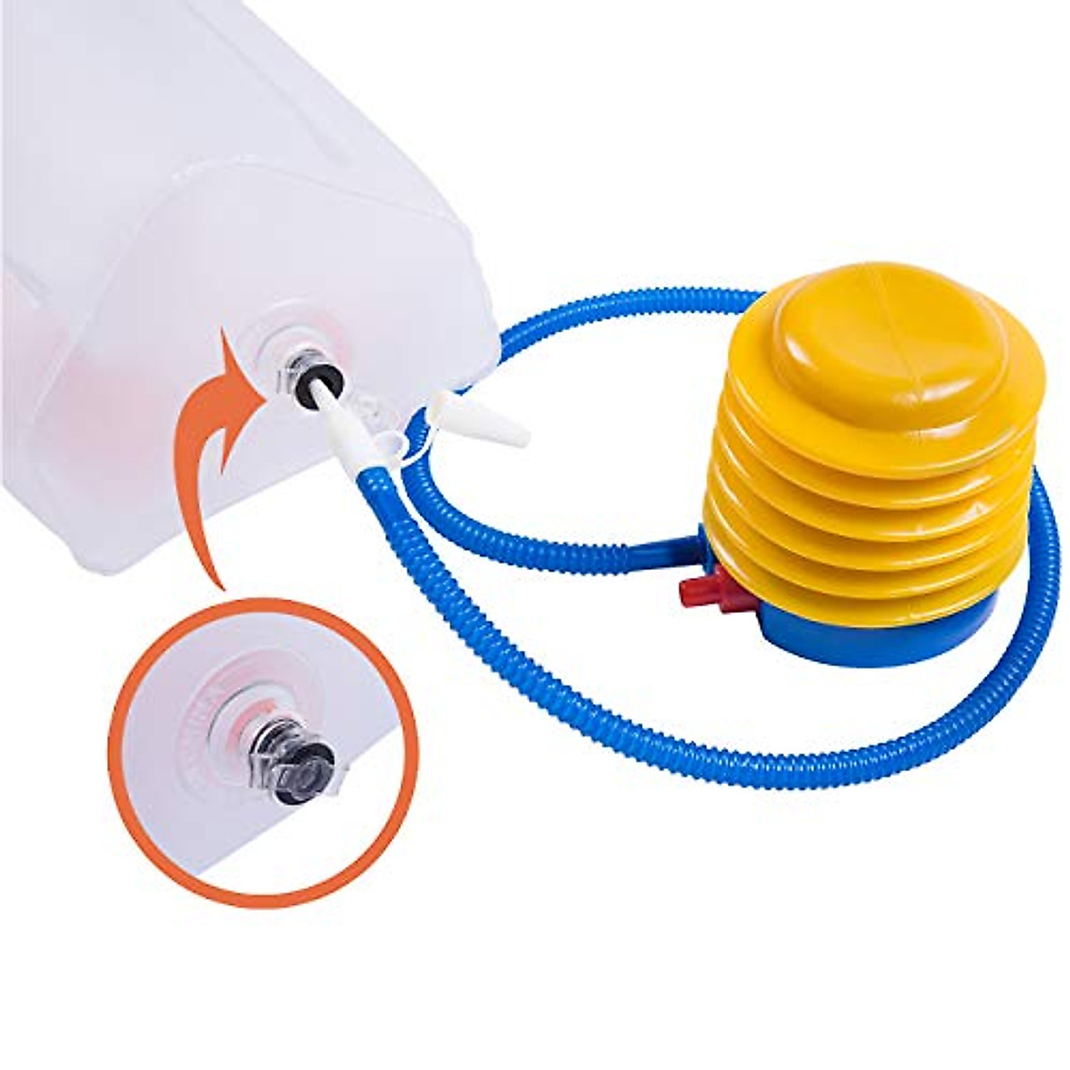 Sunnyglade [2-Pack Portable Bed Rail Bumper Inflatable Bumpers Waterproof Leak-Proof Toddlers Kids Baby Safety Guard Bed Side Beds Great for Home, Hotel, Or Travel