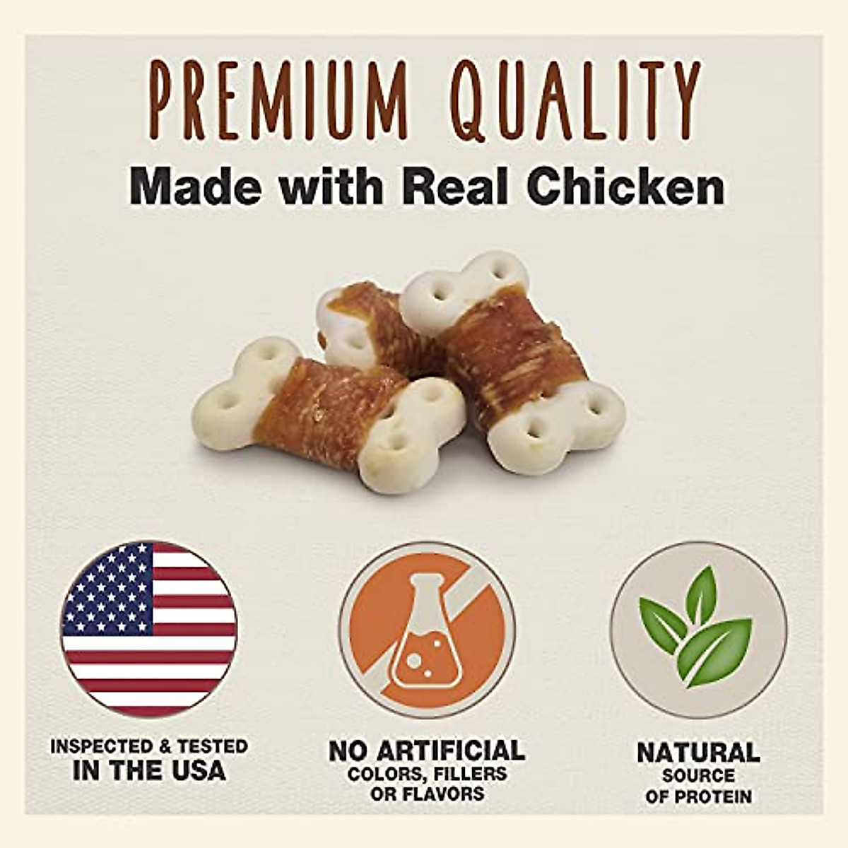 Cadet Gourmet Chicken Wrapped Biscuit Dog Treats 14 oz.