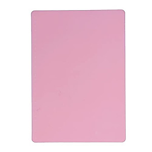 Clip Board, Soft Convenient Clear Clipboard Plastic Easy to Clean for Writing for Drawing(EVA Exam Pad A4-Light Fei Powder)