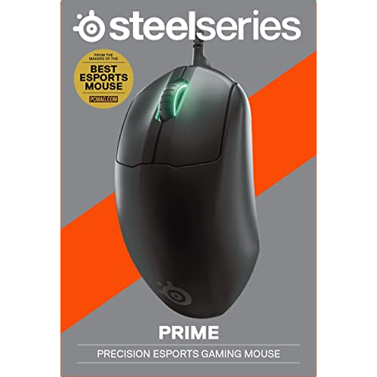 SteelSeries Prime - Esports Performance Gaming Mouse – 18,000 CPI TrueMove Pro Optical Sensor – Magnetic Optical Switches
