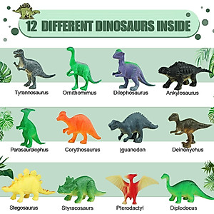 Touber Dinosaur Eggs Excavation, Dig a Dozen Dino Eggs Kit Dinosaur Eggs for 4-11 Year Olds Kids Easter Gifts for 5-12 Year Olds Boys Girls Easter Toys for Kids STEM Games for Kids 6-13 - Easter Eggs