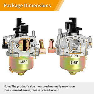 951-05251 Carburetor for Craftsman Snowblower Carburetor Engine - Carburetor Assembly Compatible with MTD Cub Cad et Troy Bilt 208CC 270-QU 370-QU Snow Blower Thrower, Replaces 651-05251 HY-170SB Carb