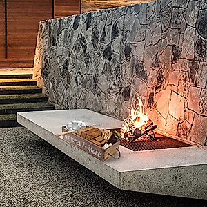 Smores Caddy Tray bar Station-Camping Accessories Outdoor Food Tray-Wooden Organizer Box-Birthday Party Gift for Teacher