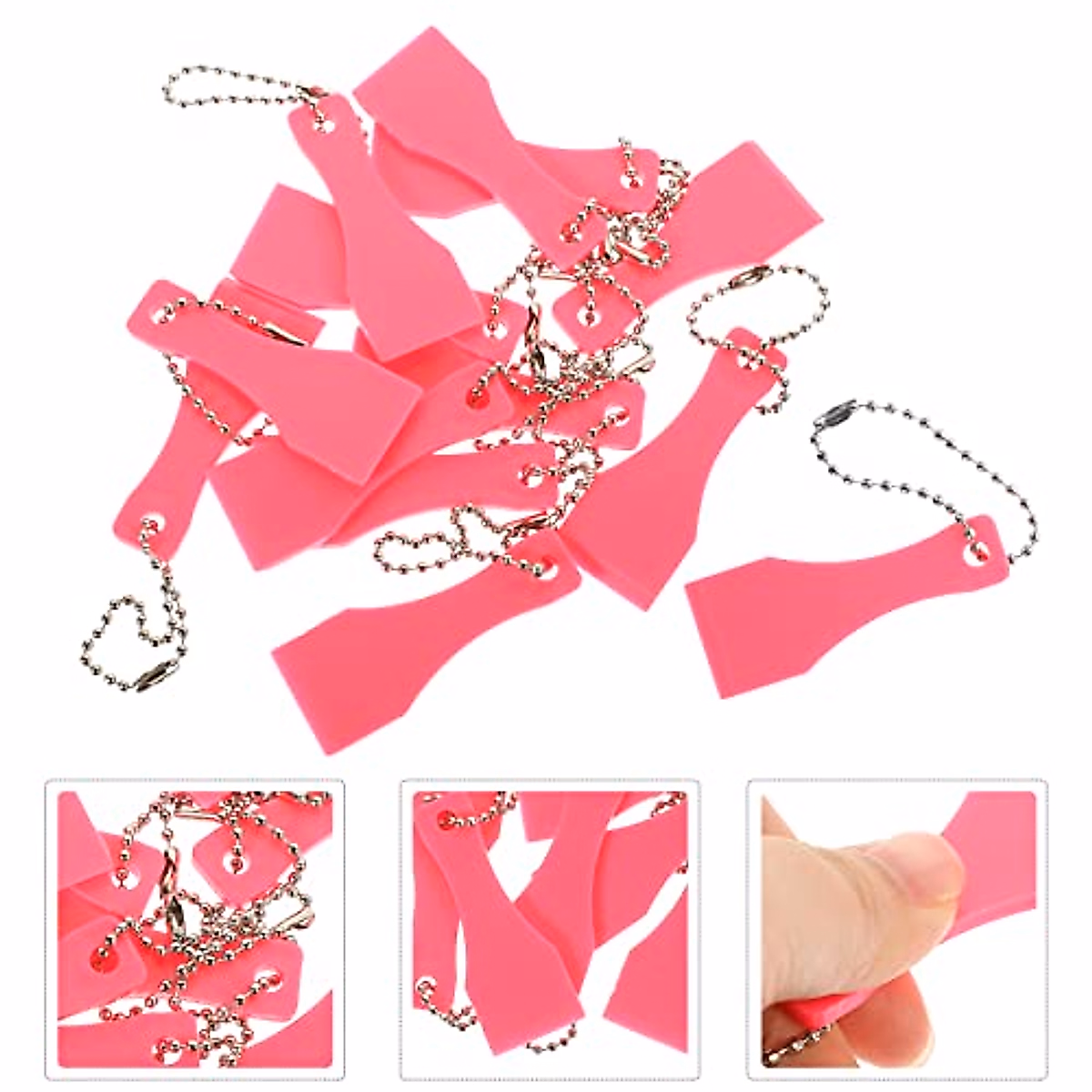 DECHOUS 12pcs Lottery Scratcher Tool Plastic Scraper Tool Scratch Free Plastic Scraper Cleaning Pen-Shaped Scraper Tool for Stickers Labels