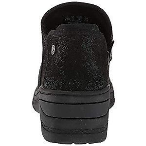 BZees Women's Domino Ankle Boot, Black Fabric, 8