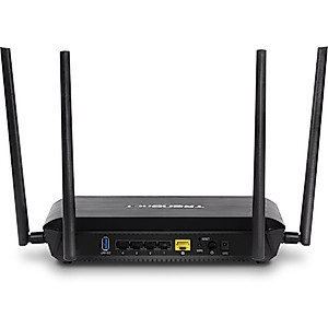 TRENDnet AC2600 MU-MIMO, Wireless Gigabit Router, Equipped with Beamforming Antennas ideal for extreme 4K streaming and Lag Free gaming, TEW-827DRU (Renewed)