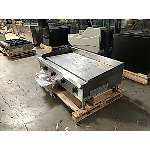 Commercial Griddle Manual 48" Countertop Natural Gas - 120000 BTU NSF CD-MG48
