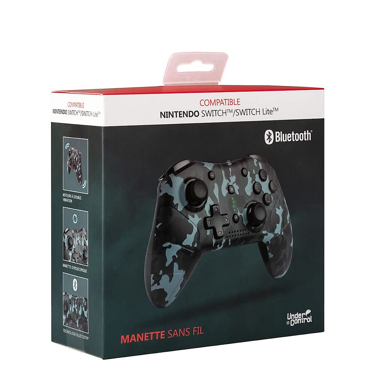 UnderControl - Manette pro Camo Urban Sans fil Compatible Switch - 3700372709255