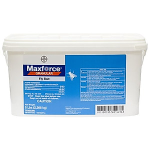 Bayer Maxforce Granular Fly Bait-1 5lb Pail BA1041