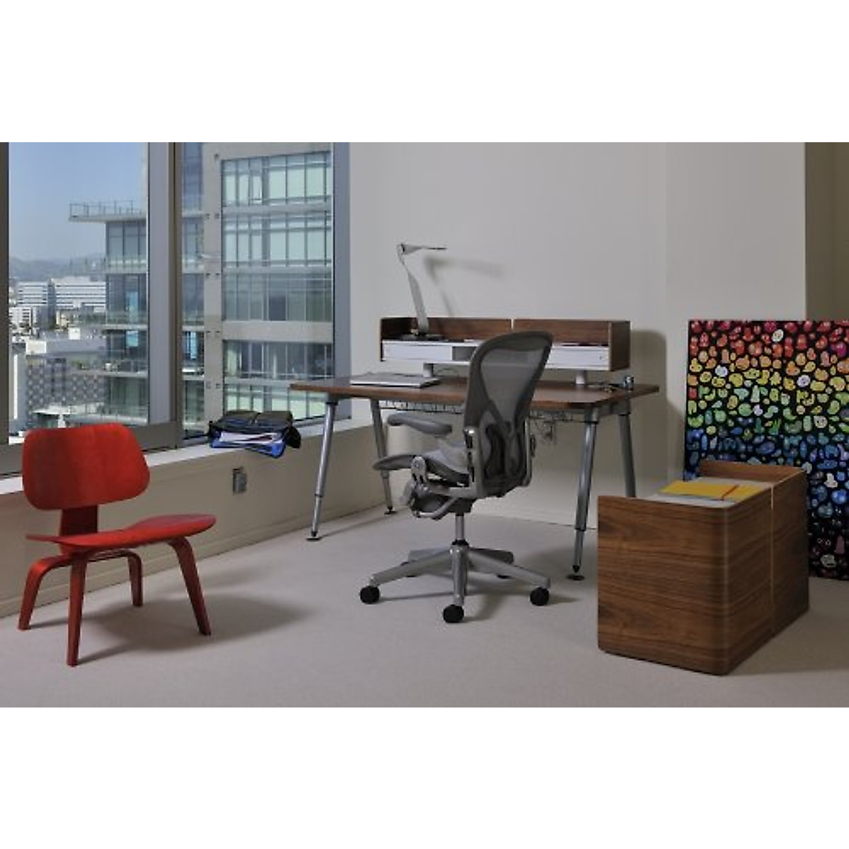 Herman Miller Classic Aeron Chair Lumbar Pad - Graphite - Size B