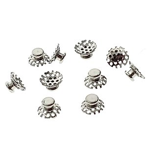 30 Pcs New Dental Lingual Buttons Hollow Base Orthodontic Materials