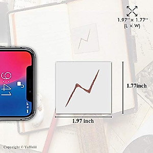 YoHold Wizard Lightning Bolt Scar Temporary Tattoos for Halloween, Wizard Theme Party Decorations, 24pcs/Pack