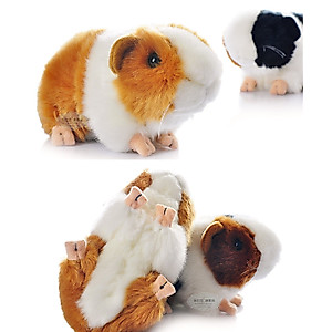YAIRYANGTZE 2pcs Cute Plush Guinea Pig Stuffed Guinea Pig, 7 inch Plush Hamster Doll Stuffed Dutch Pig, Realistic Plush Guinea Pig