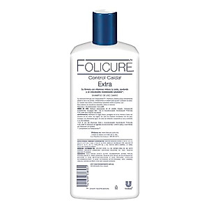 2 PACK!! FOLICURÉ EXTRA SHAMPOO CONTROL CAÍDA CON BIOTINA, CRECIMIENTO FUERTE Y SANO