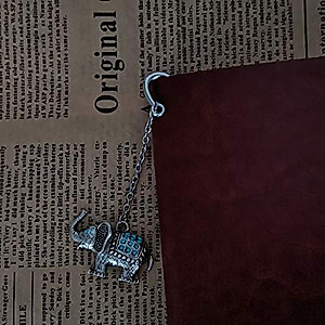 Gzrlyf Elephant Bookmark Luminous Bookmarks Elephant Gifts for Elephant Lovers Book Lover Gifts (Luminous Bookmark)