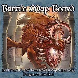 Battle Mat Board Dungeon and Grassland