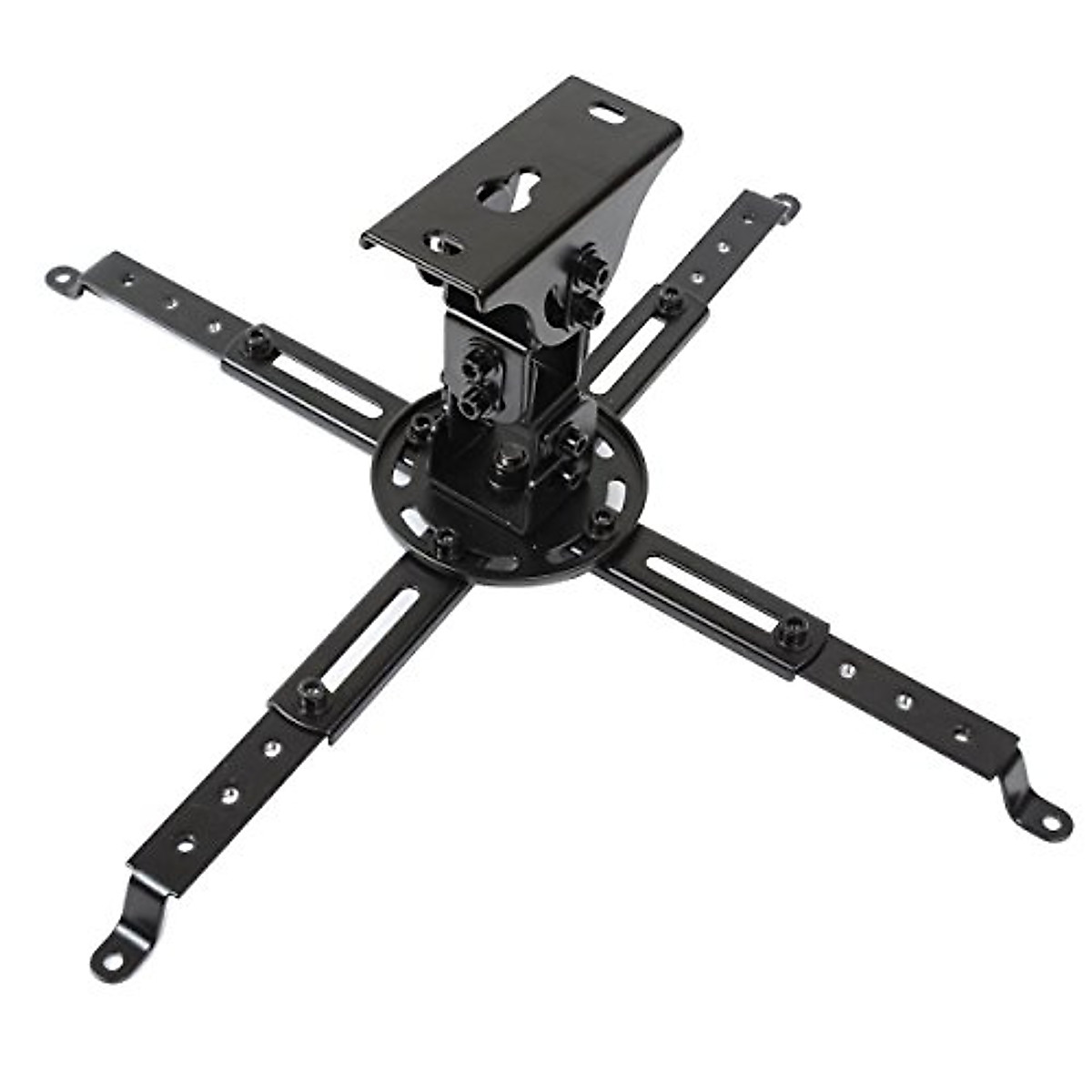 VideoSecu LCD DLP Tilt Swivel Sloped Projector Ceiling Mount Bracket Fit Flat and Vaulted Ceiling PJ1B WU7