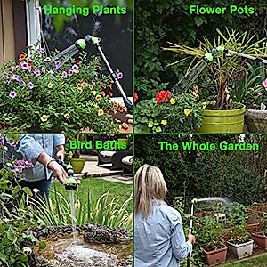 Watering Wand 18"- 24", Zinc Alloy Handle, Stainless Steel Tube, Ratcheting Head, Thumb Control and Soft Handle.