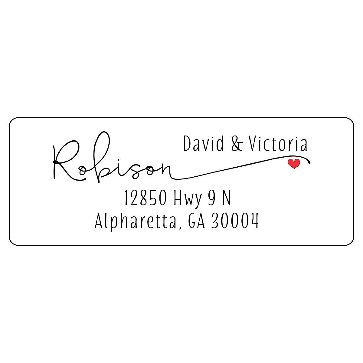 PrettySweetParty Clear Frosted Matte Finish Return Address Labels, Paper, 150 Labels, 5 Sheets, 30 Labels per Sheet, 2.625'' x 1''