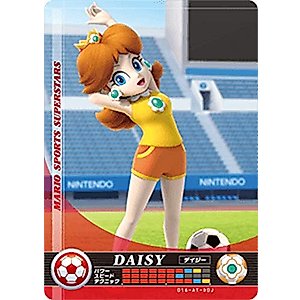 Nintendo Mario Sports Superstars Amiibo Card Soccer Daisy for Nintendo Switch, Wii U, and 3DS