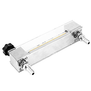 LZB-3 Glass Tube Meter Liquid Water Flowmeter Water Meter for & Liquid Metal Barbed Connector Tool Flowmeter Instrument (10-100mL/min),Other Valve Accessories