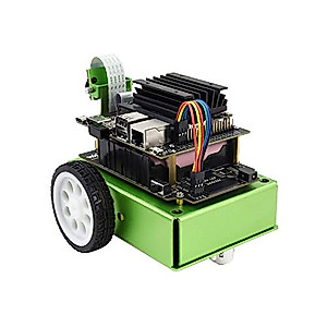 Coolwell Waveshare JetBot 2GB AI Kit AI Based Smart by Jetson Nano 2GB Developer Kit(not Include) Accessory Pack Comes with ROS Nodes Code