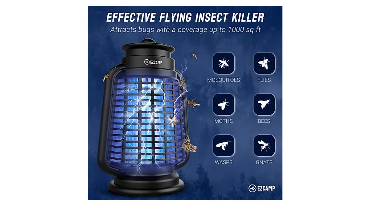 Bug Zapper Electric - Fly Zapper Mosquito Zapper Electronic Insect ...