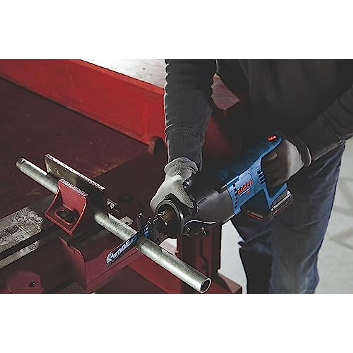 BOSCH GXL18V-901B25 18V 9-Tool Combo Kit 2-In-1 Bit/Socket Impact Driver, Hammer Drill/Driver, Recip Saw, Circ Saw, Oscillating Tool, Angle Grinder, Vacuum, Worklight, (2) CORE18V 4 Ah Batteries