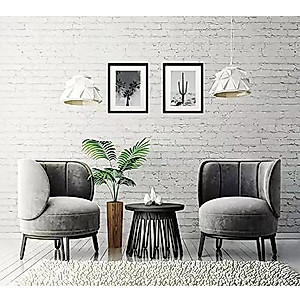 Wiscet 8x10 Picture Frame Set of 9, Display Pictures 5x7 with Mat or 8 x 10 Without Mat, Photo Frame for Wall Mounting or Tabletop Display, Black