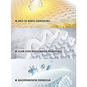 Ekouaer Thermal Underwear for Women Fleece Lined 2 PCS Long Johns Slim fit Top & Bottom Base Layer Navy Blue M