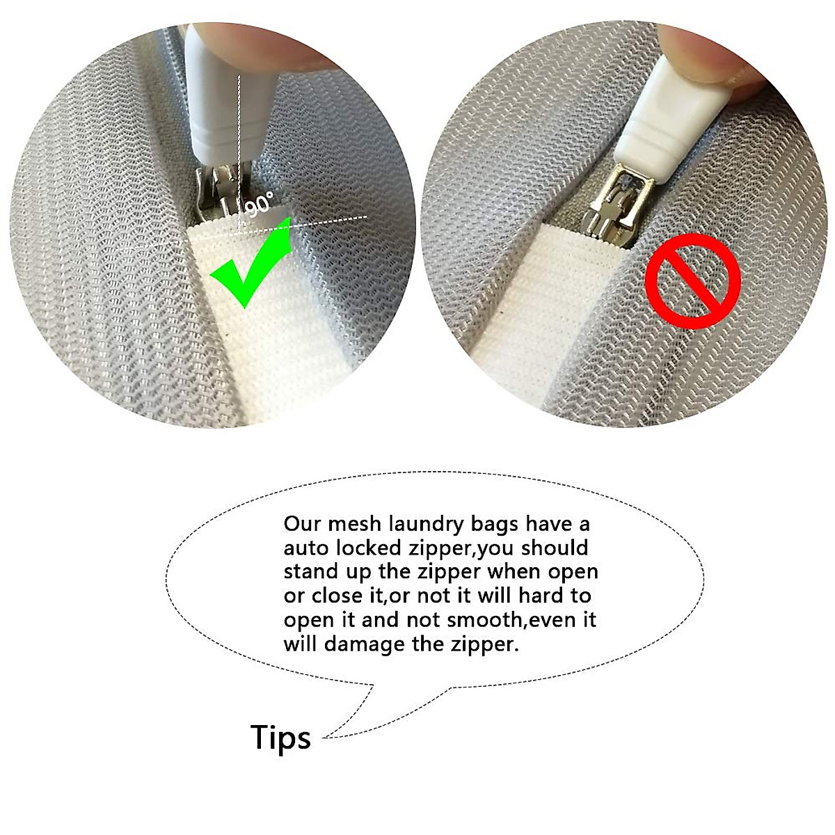 Set of 2 Delicates Laundry Bags,Durable Zipper Mesh Laundry Bag,Bra Fine Mesh Wash Bag,Keep Cloth Shape in the Washer