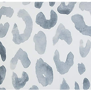 Thro by Marlo Lorenz Miron Cheetah Velvet Throw Pillow, 20" x 20", Gray