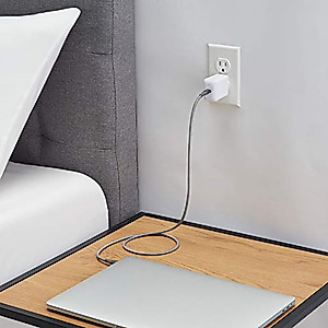 Amazon Basics Aluminum Braided 100W USB-C to USB-C 2.0 Cable with Power Delivery - 3-Foot, Gray