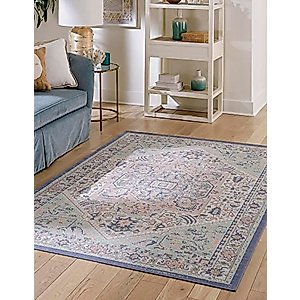 Unique Loom Whitney Collection Traditional Geometric Multi Area Rug (9' 0 x 12' 0)