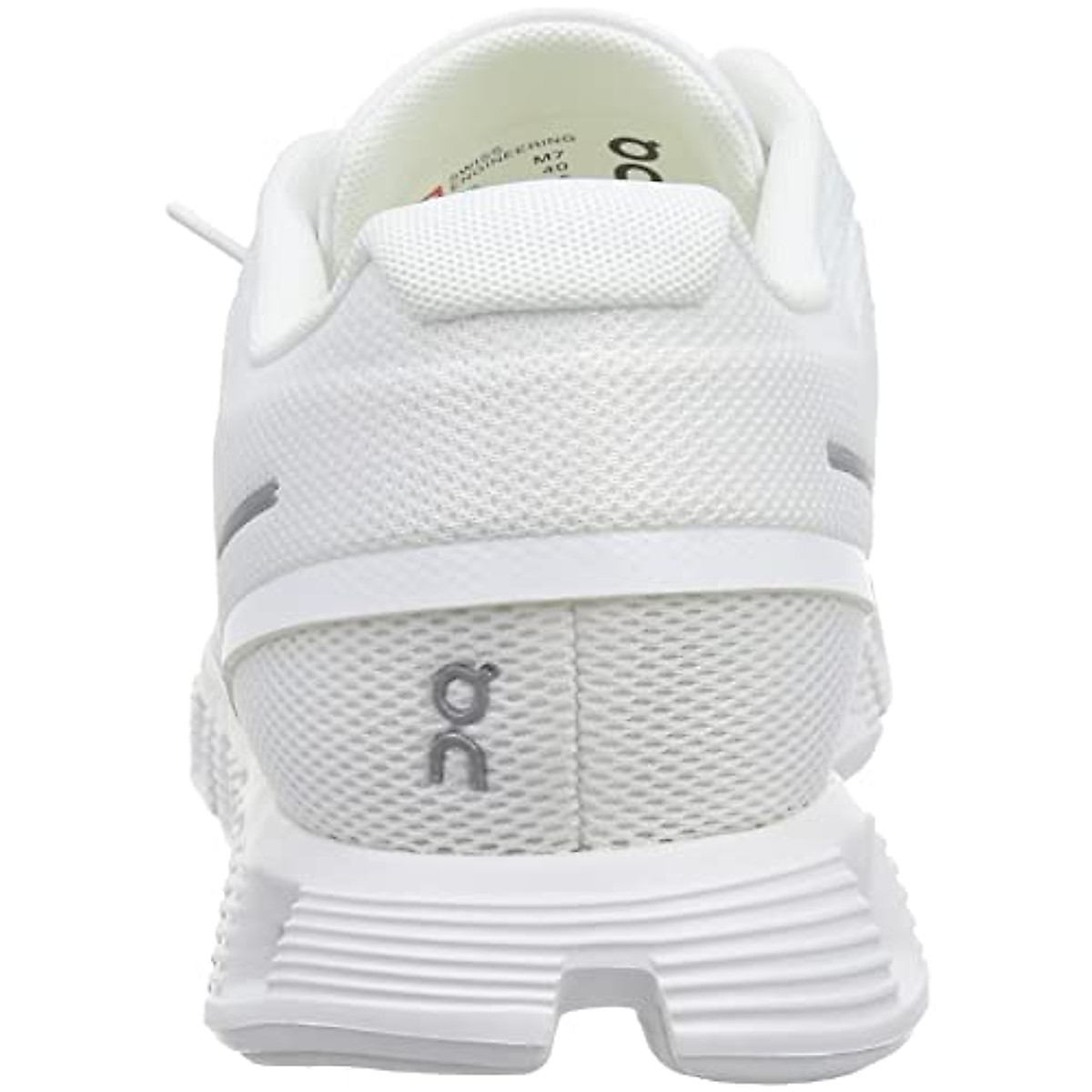 On Men's Cloud 5 Sneakers, All White, 10