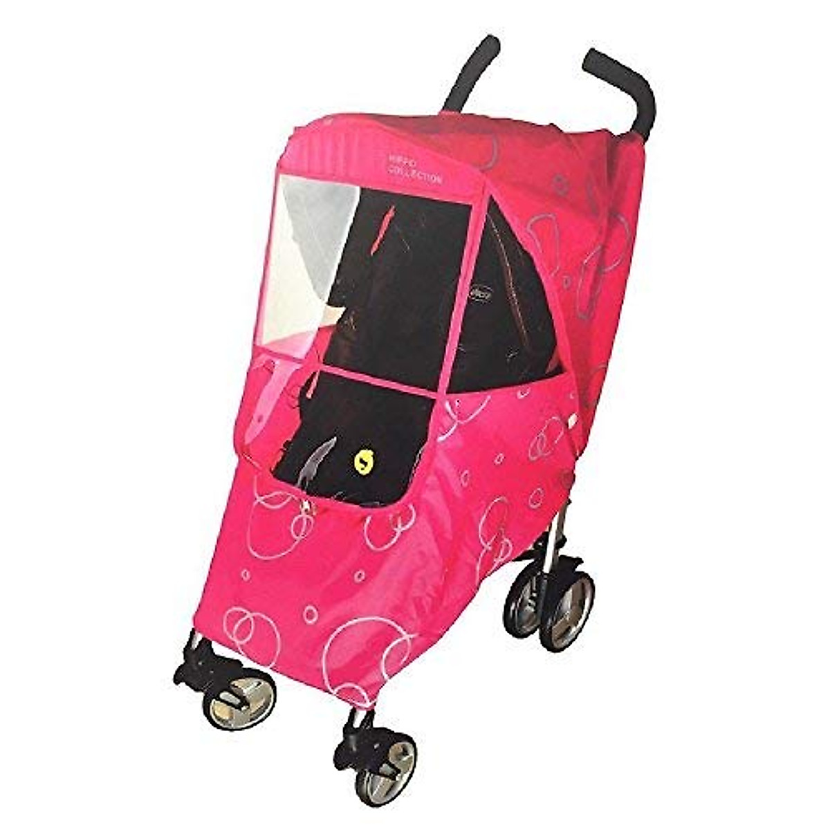 Hippo Collection Universal Stroller Weather Shield - Pink