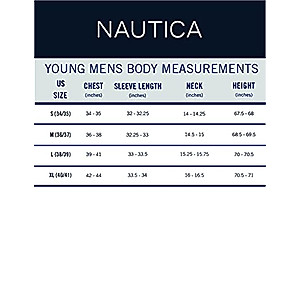 Nautica mens Active Short Sleeve Performance T-shirt T Shirt, Red, Medium US